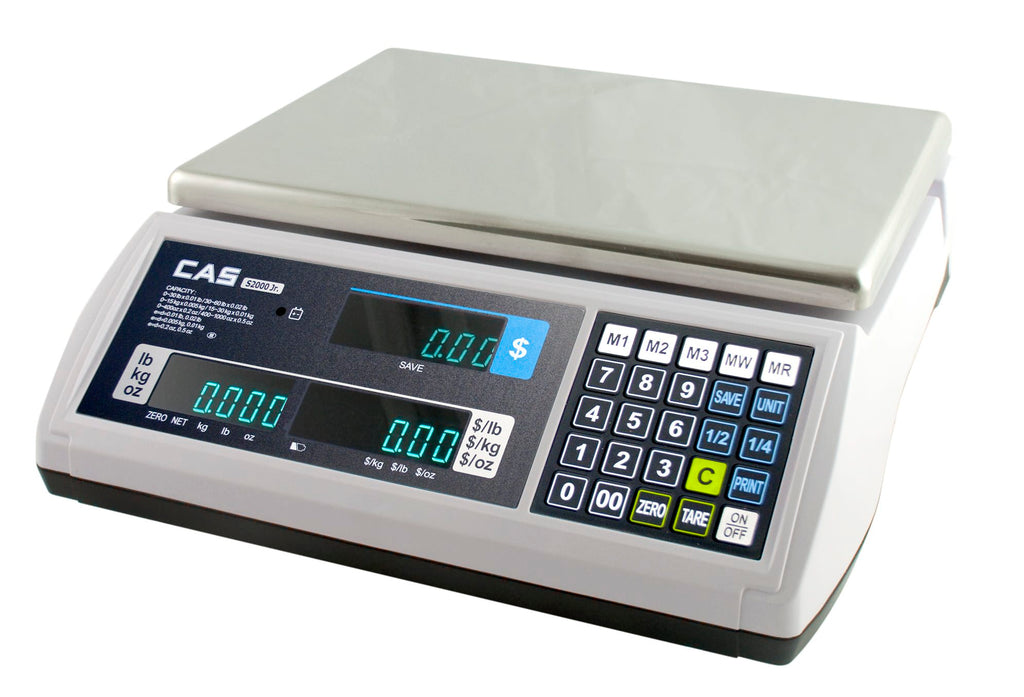 CAS CL-5000B Electronic Digital Price Computing Label Printing Scale — Berkel Miami Inc.