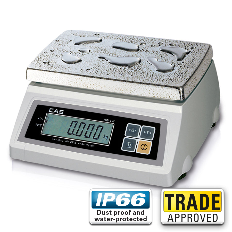 CAS SW-5 Portable Digital Scale - Legal for Trade — Berkel Miami Inc.